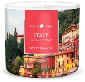 Goose Creek Candle svíčka World Traveler Italy - Sweet Tiramisu, 411 g