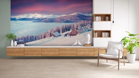 Malvis ® Tapeta Horská zimní krajina Vel. (šířka x výška): 432 x 290 cm