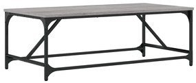 Konferenční stolek šedý sonoma 100x50x35 cm kompozitní dřevo - Default Title
