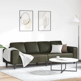Pohovka do obývacího pokoje Armádně zelená 250 x 77 x 76 cm 3335111