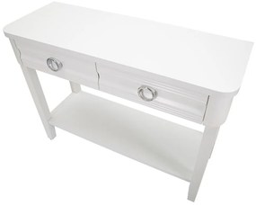 Designová konzole Hahnunah 110 cm bílá