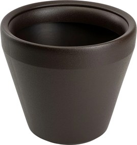 Sada 2 ks květináčů Purea 51,2x39,5/34,9x39,5 cm mokka hnědá