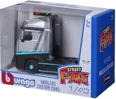 Bburago Haulers custom cabs Kamion M-B Actros Gigaspace stříbrná / 1:4