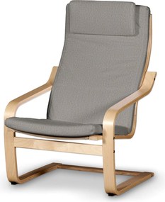 Sedák na křeslo IKEA Poäng II barva šedá látka pletený vzor