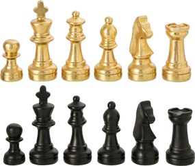 Luxusní šachová sada Chess Bronze & Black – 60*15*60 cm