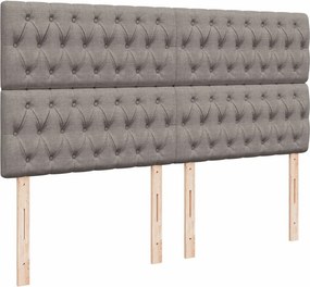 Box spring postel s matrací taupe 180x200 cm textil 3292878