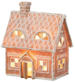 Vánoční perníková chaloupka s Led světýlky Gingerbread House - 17*14*22cm