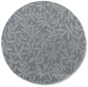 Vlněný kruhový koberec Laura Ashley Cleavers dark steel 80904 - kruh 200 - Brink & Campman