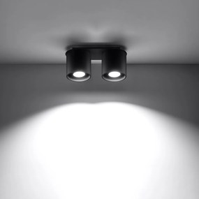 Sollux Lighting Stropní svítidlo ORBIS 2 černé