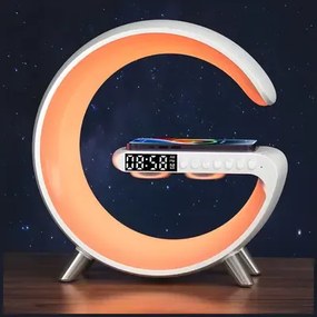 Beline MajesticLine LED lampa s budíkem bílá / Noční lampa / Bluetooth