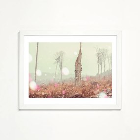 Eva Bystrianská | Jarní sníh Rám: Černý, Velikost: 30 x 40 cm