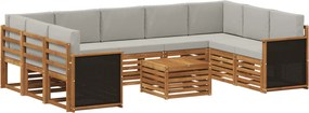 Sedací soupravy Masivní akátové dřevo 3384852