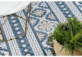 koberec Structural BOTANIC 65252 Boho, plošně tkaný na balkón, ter velikost 157x220 cm | krásné koberce cz