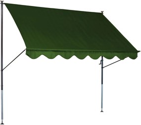 Angerer Svorková markýza »Standard Uni«, s ruční klikou. (400 cm, zelená)