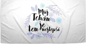 Sablio Ručník Můj tchán je ten nejlepší - 30x50 cm