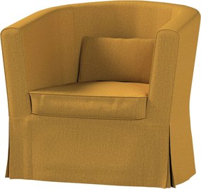Potah na křeslo IKEA Ektorp Tullsta barva žlutá látka pletený vzor