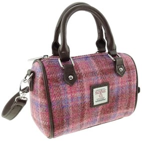 Kabelka Kilbride Harris Tweed Pink Check - Glen Appin