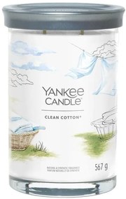 Svíčka yankee candle signature 2 knoty clean cotton 567 g