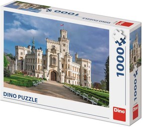 DINO Puzzle1000 dílků Zámek Hluboká foto 66x47cm skládačka dn532878