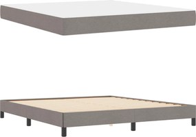 Postel s boxspringem Taupe 180 x 200 cm textil 3398511
