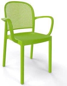 GABER - Židle PANAMA s područkami, zelená
