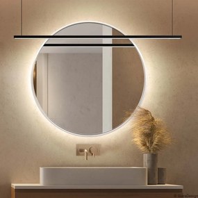 Zrcadlo Scandi Slim LED White Rozměr: Ø 100 cm