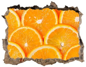 Wallmuralia Samolepící nálepka Plátky pomeranče 95x64 cm