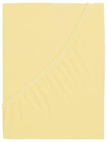 Žluté napínací prostěradlo 140x200 cm – B.E.S.