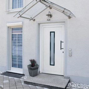 vidaXL Vchodové dveře 98 x 200 cm PVC [3157080] Barva: Bílá