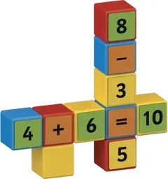GEOMAG Magnetická stavebnice Magicube Math / 61 dílků / od 3 let