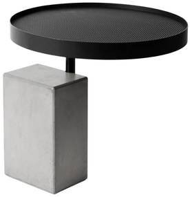 OnaDnes -20% Šedý betonový odkládací stolek Lyon Béton Twist 61 cm