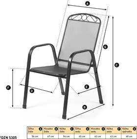 Fieldmann GRACE 4 Set zahradní nábytek