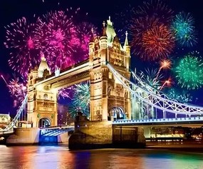 NORIMPEX Malování podle čísel Londýnský Tower Bridge / 40x50 cm
