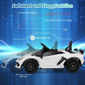 Costway Elektrické auto Lamborghini pro dětské vozidlo s dálkovým