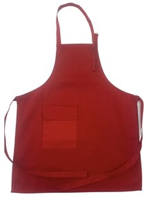 Kuchyňská zástěra bavlněná Deluxe červená TiaHome