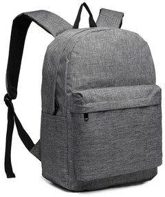 Konofactory Šedý lehký batoh do školy "Basic" 7L