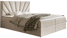 Manželská postel EMMA Boxspring 6 | 160 x 200 cm Provedení: Posteľ bez toppera