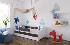 BabyBeds Dětská postel LILI Velikost postele: 180x80 cm, Barevné provedení: Modrá, Úložný prostor: Ano, s úložným prostorem Bílá