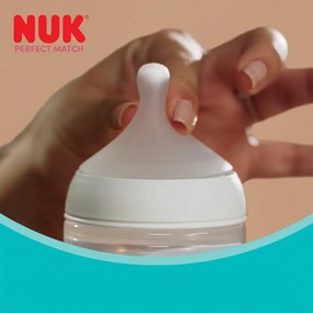 Kojenecká láhev NUK Perfect Match s kontrolou teploty Disney Minnie 260 ml red