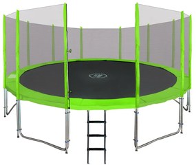 Zahradní trampolína 487 cm Zelená