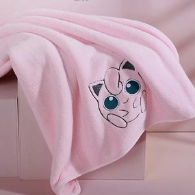 Dětský ručník Pokémon 70 x 34 cm Barva: světle růžová