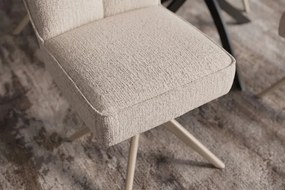 Designová otočná židle Narayan béžová