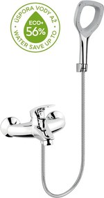 Vanová baterie Novaservis Metalia ECO+ se sprchovým setem chrom 57020,0E