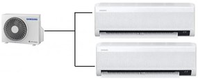 Samsung Klimatizace Wind Free Elite 1+2 (2,5kW + 2,5kW) R32