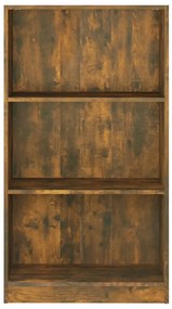 Knihovna kouřový dub 60 x 24 x 109 cm kompozitní dřevo - Default Title