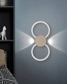 Eglo 902127 - LED Nástěnné svítidlo VENTICELLO LED/20W/230V + LED/0,91W béžová