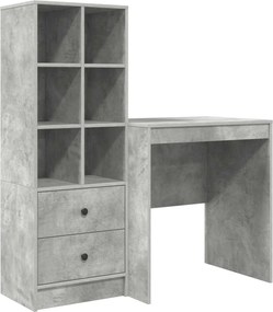 Stůl Betonově šedá 115,5 x 50 x 127 cm 2 ks 3337348