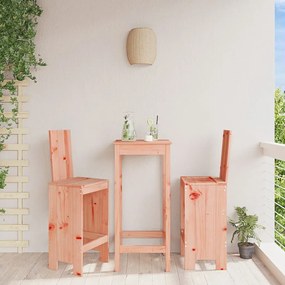 Barové stoličky 2 ks 40 x 42 x 120 cm masivní dřevo douglasky,  825357