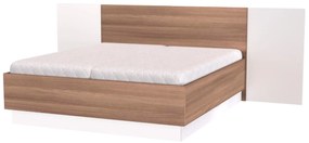 Nábytek Mikulík Dvoulůžková postel SMART XL s úložným prostorem, 180×200 cm Dekor: Akácie světlá
