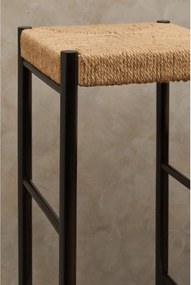 Černá/v přírodní barvě barová stolička z bukového dřeva (výška sedáku 72 cm) Bandar – Premier Housewares